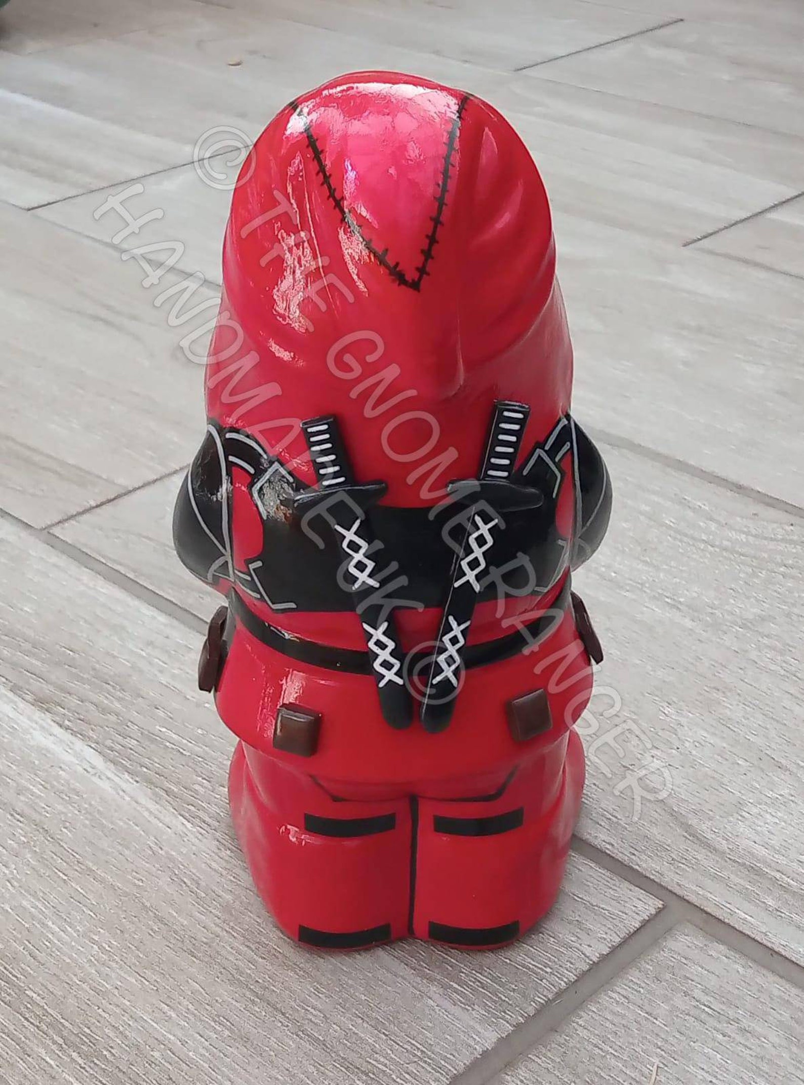 Custom Deadpool Style Marvel Superhero Unique Hand Painted - Etsy