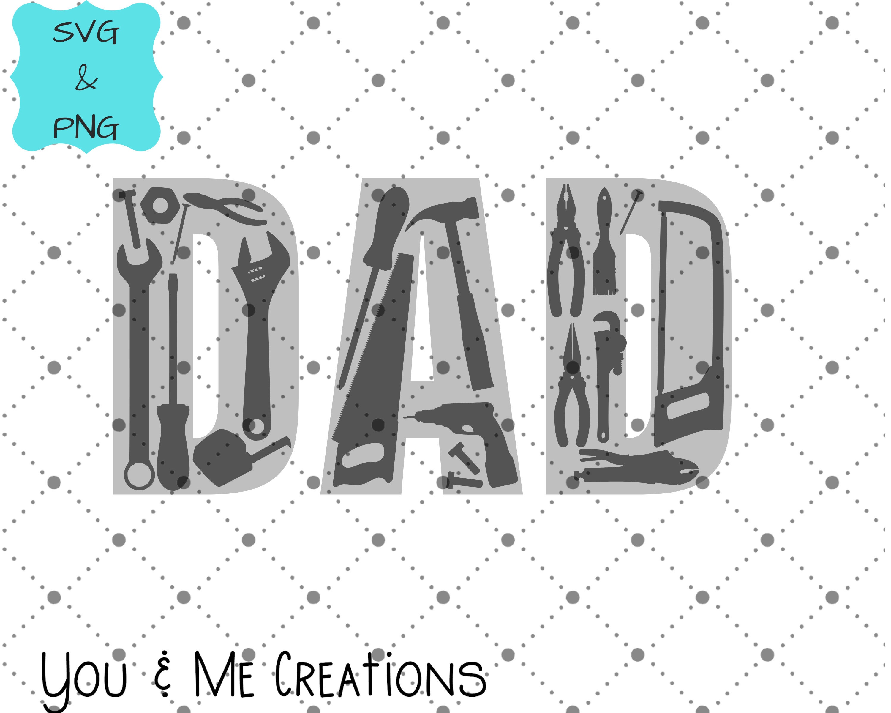 Dad Tools Svg Father's Day Svg Dad Svg - Etsy