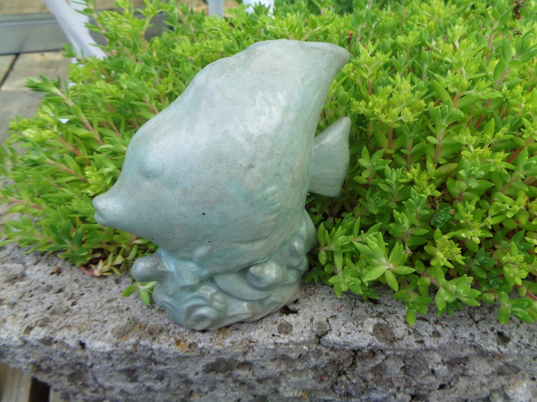 Concrete Fish - Fish Statue - Nautical Decor - Pond Decor - Concrete ...