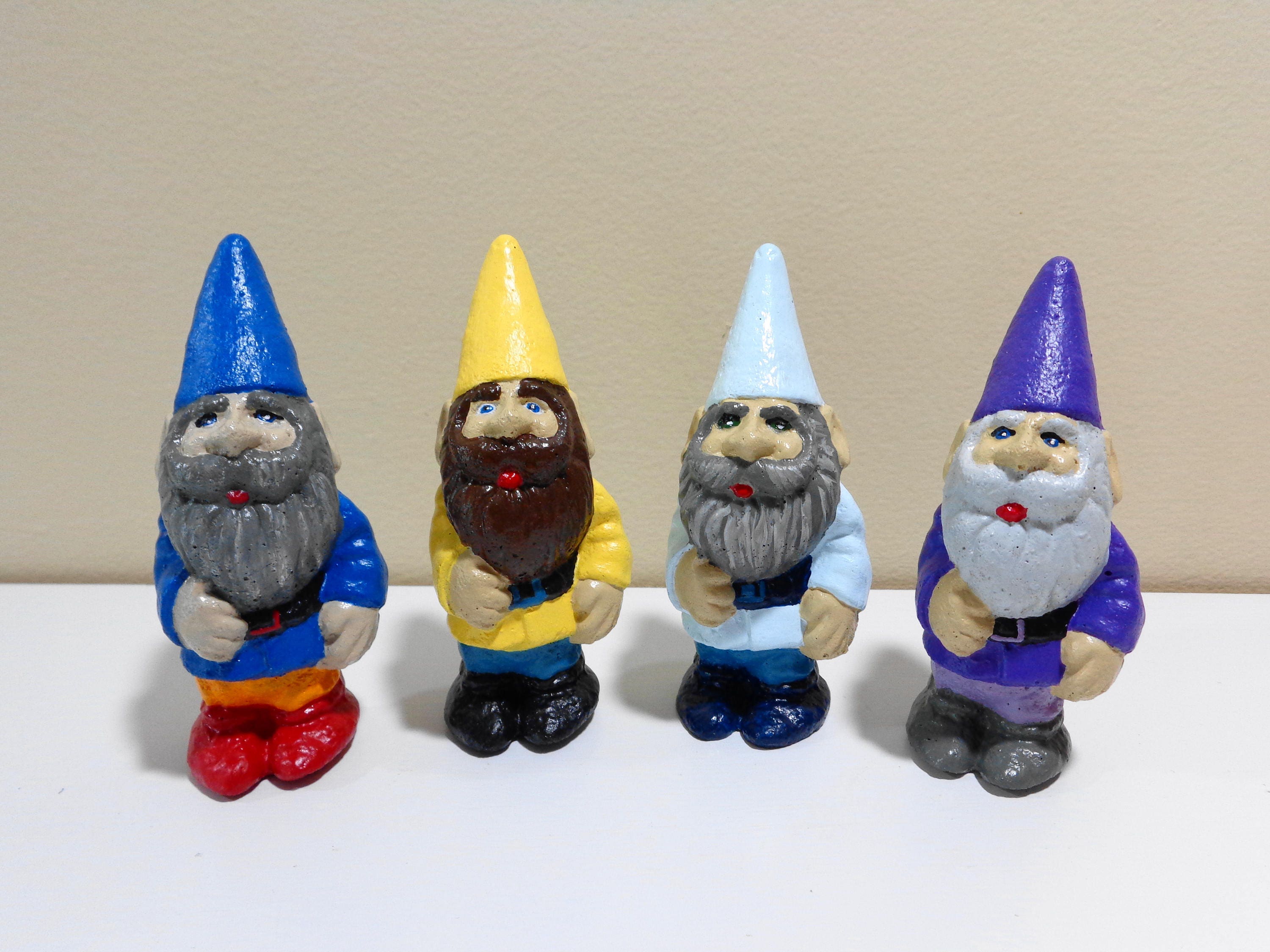 Garden Gnome Miniature Gnome Gnome Statue Concrete Gnome - Etsy