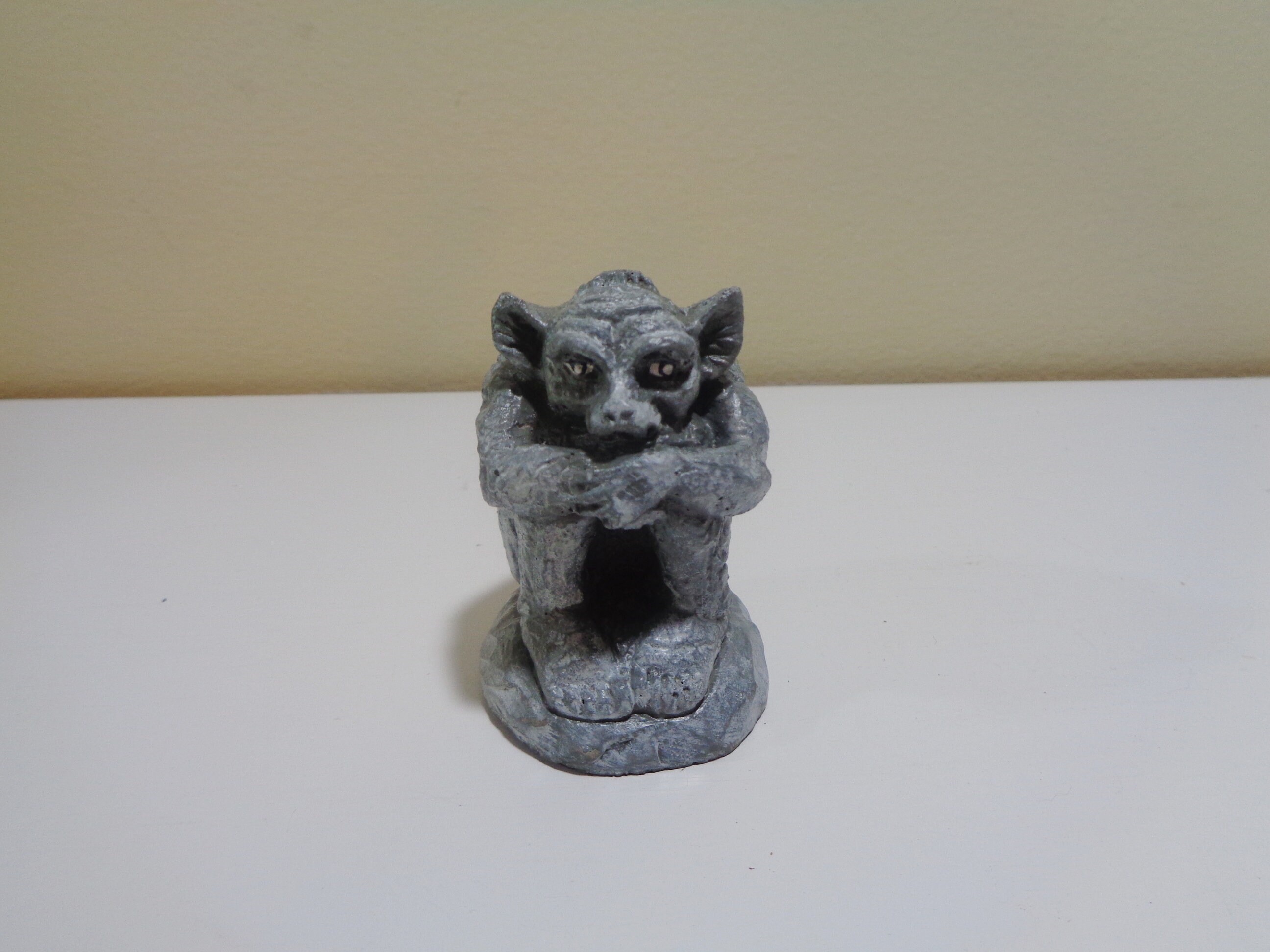 Miniature concrete gargoyle Fairy garden accessories Fairy | Etsy