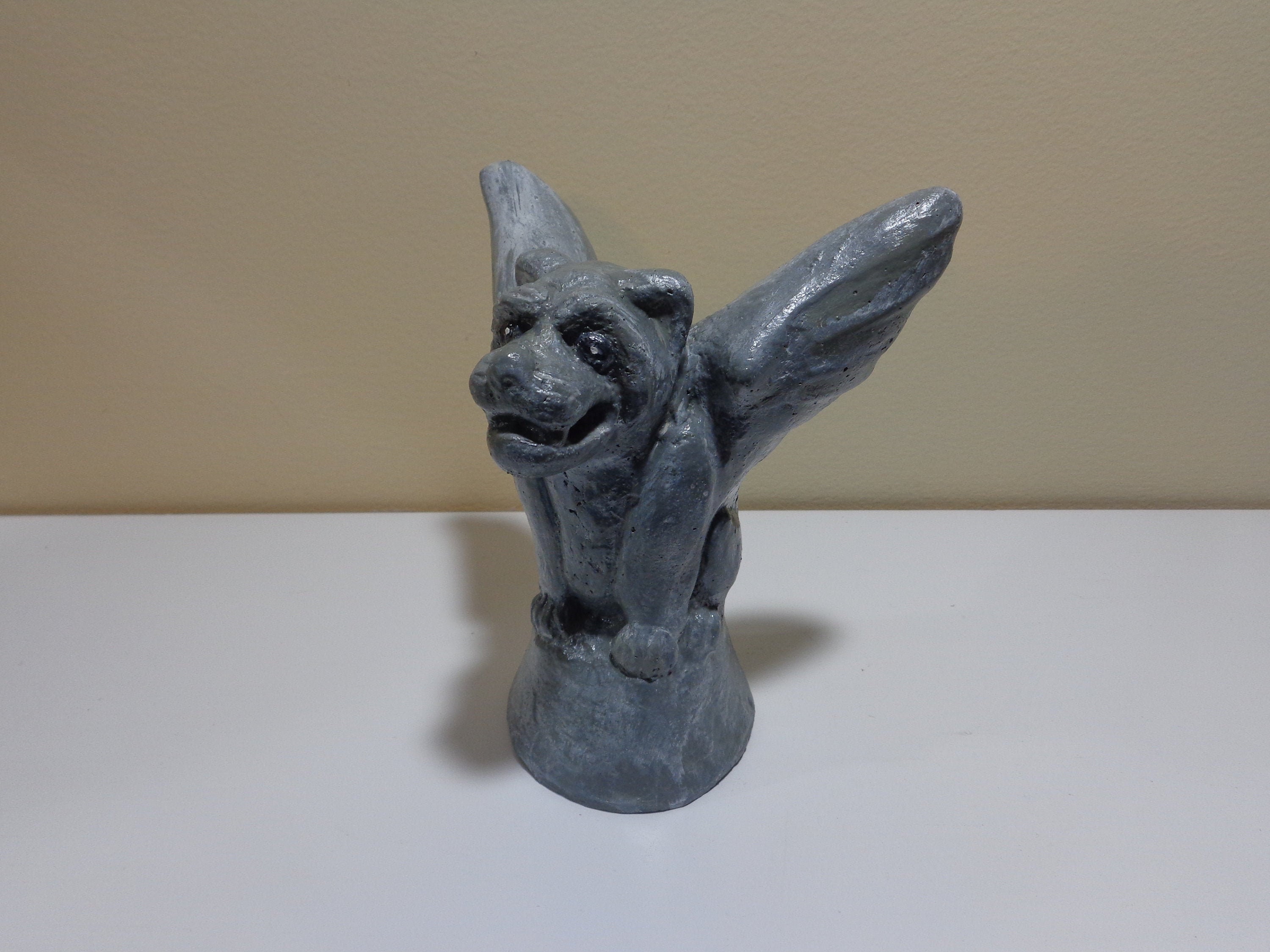 Small Concrete Gargoyle Statue Fairy Garden Miniatures - Etsy