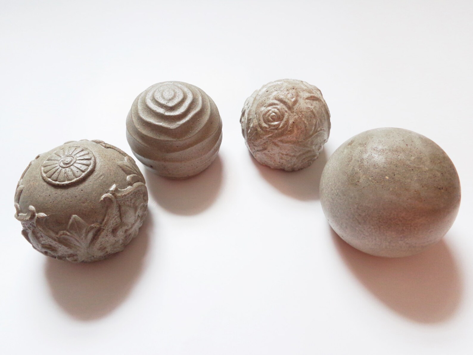 Garden Ball - Concrete Sphere - Concrete Ball - Concrete Paper Weight ...