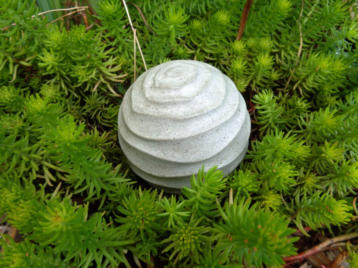 Garden Ball - Concrete Sphere - Concrete Ball - Concrete Paper Weight ...