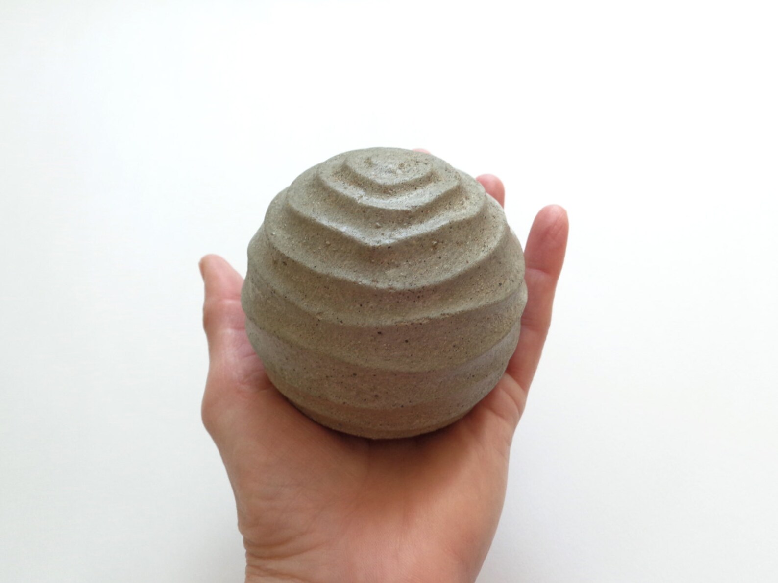 Garden Ball - Concrete Sphere - Concrete Ball - Concrete Paper Weight ...
