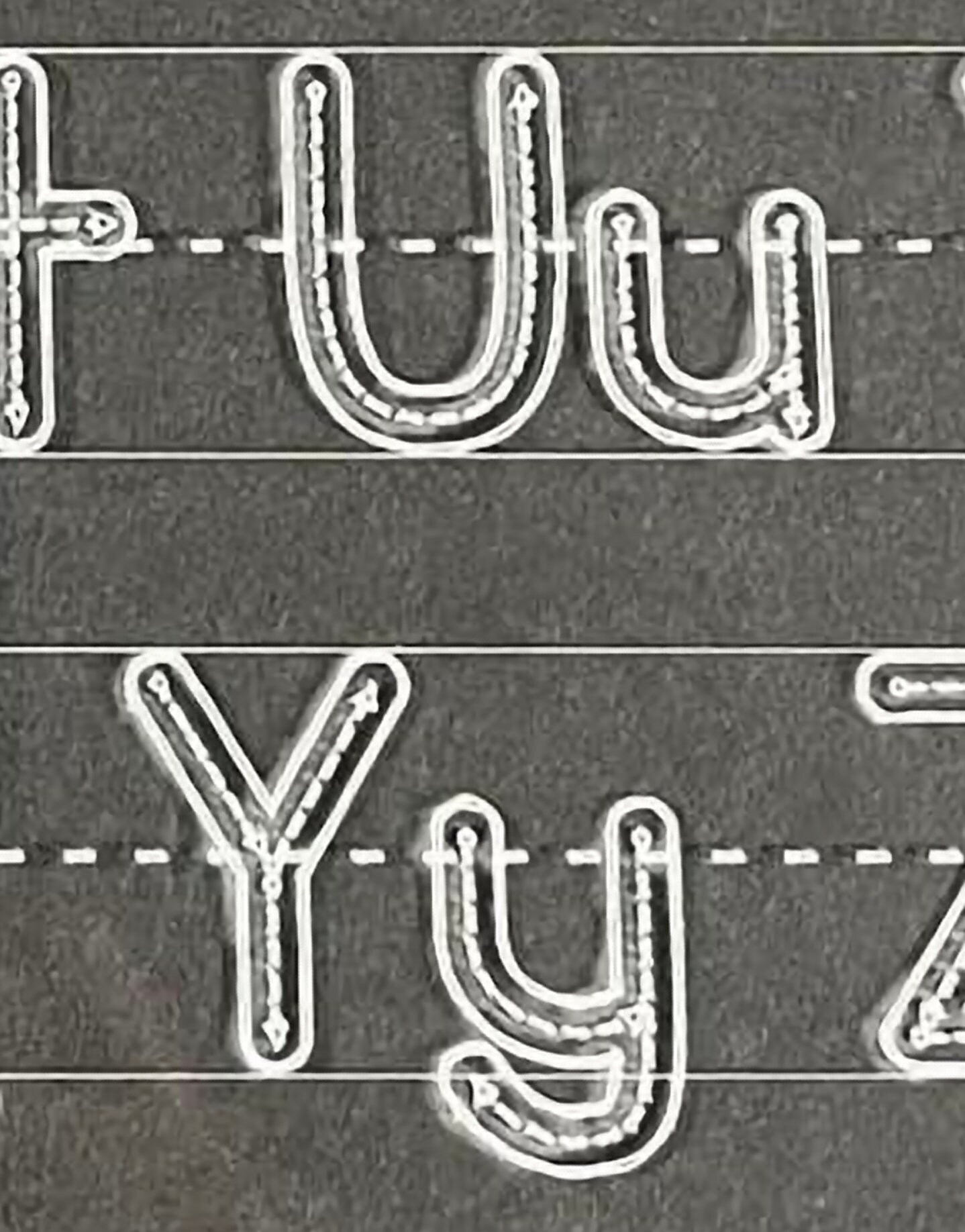 Dry Erase Alphabet Tracing Board - Etsy
