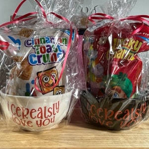 I Cereal-sly Love You Valentine Bowl - Etsy