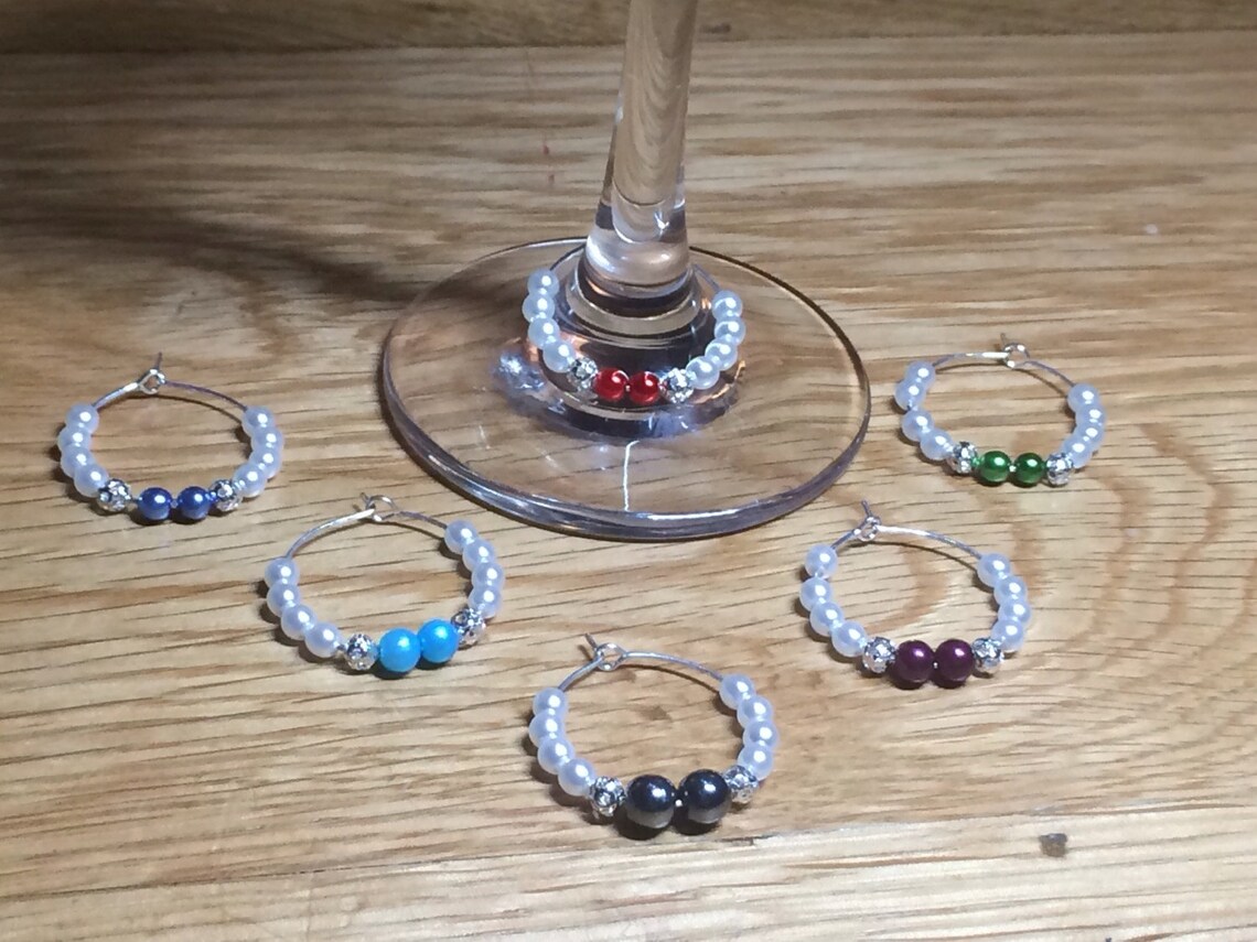 Handmade Wine Glass Charm Identifier All Charms Made 4 Any Occasion ...