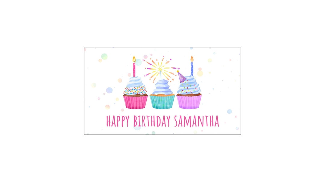 Custom Birthday Sign *DIGITAL ART* for Frame TV - Etsy