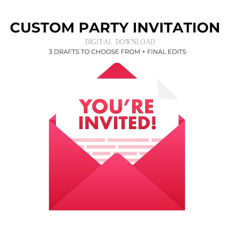 Custom *DIGITAL* Invitation - Etsy