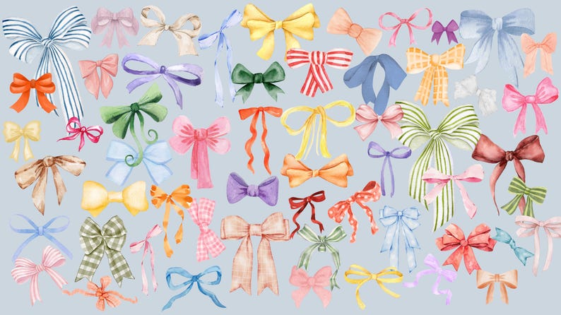 5 Bow Designs *DIGITAL ART* for Frame TV - Etsy