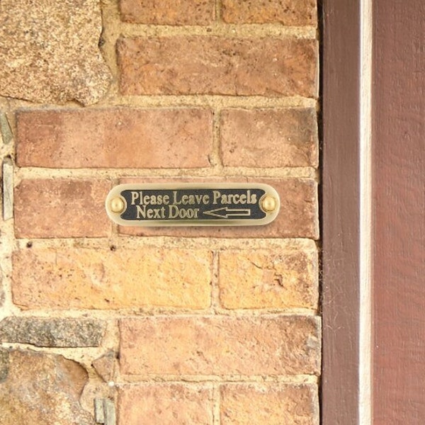 Please Leave Parcels Sign - Etsy
