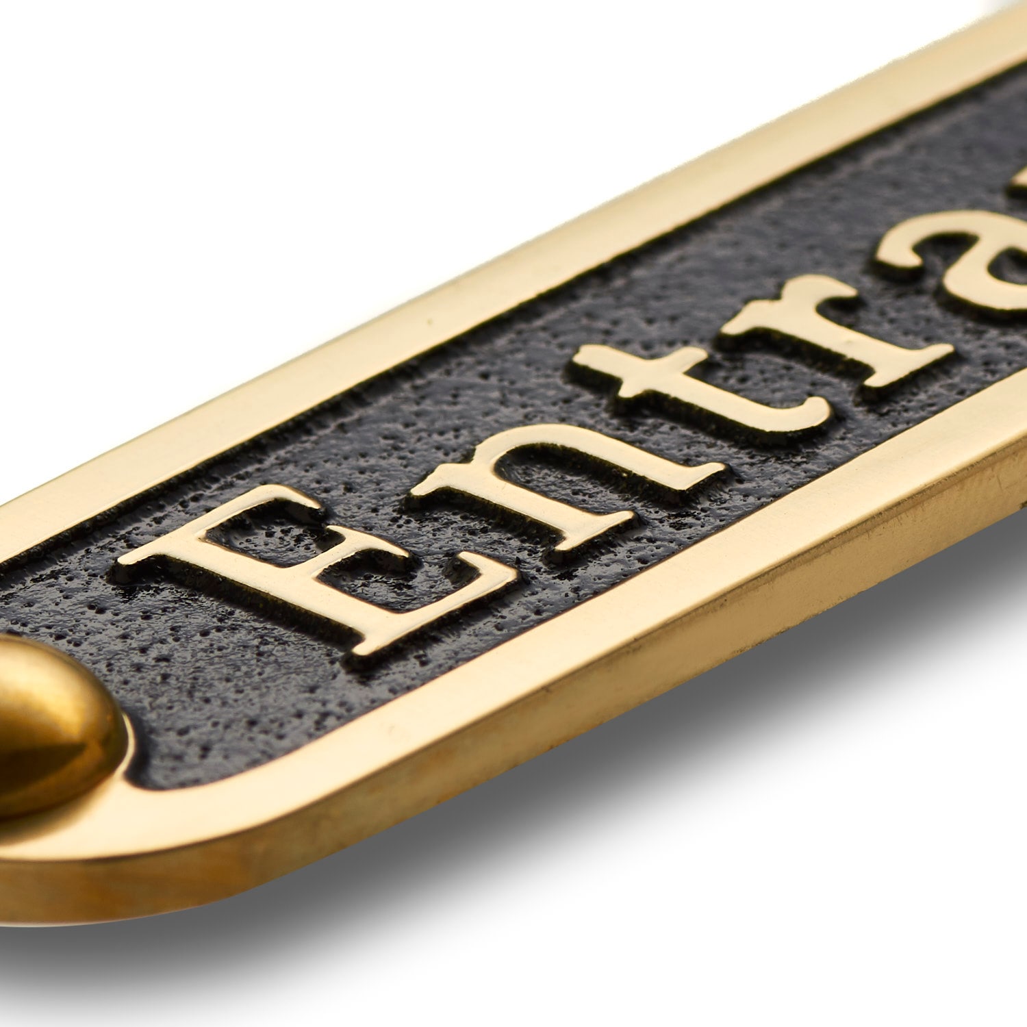 Entrance Door Sign by Themetalfoundry • Brass House Door Sign Plaque ...