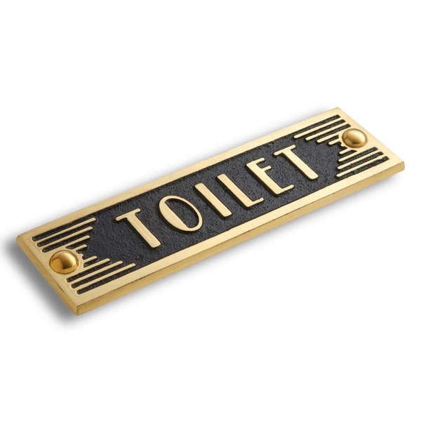 Metal Toilet Sign - Etsy