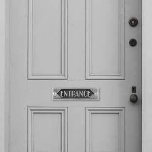 Entrance, Art Deco Sign | Unique Classic Sign | Restaurant, Office or ...
