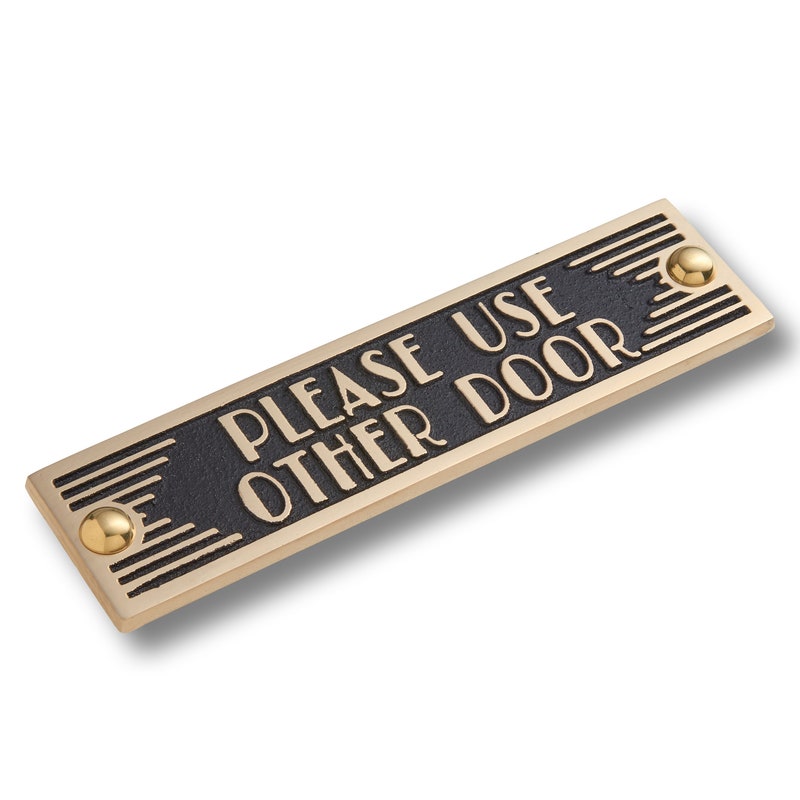 Use Side Door Sign - Etsy