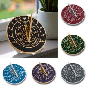 Solid English Cast Brass Sundial With Your Message Cast Into It. A ...