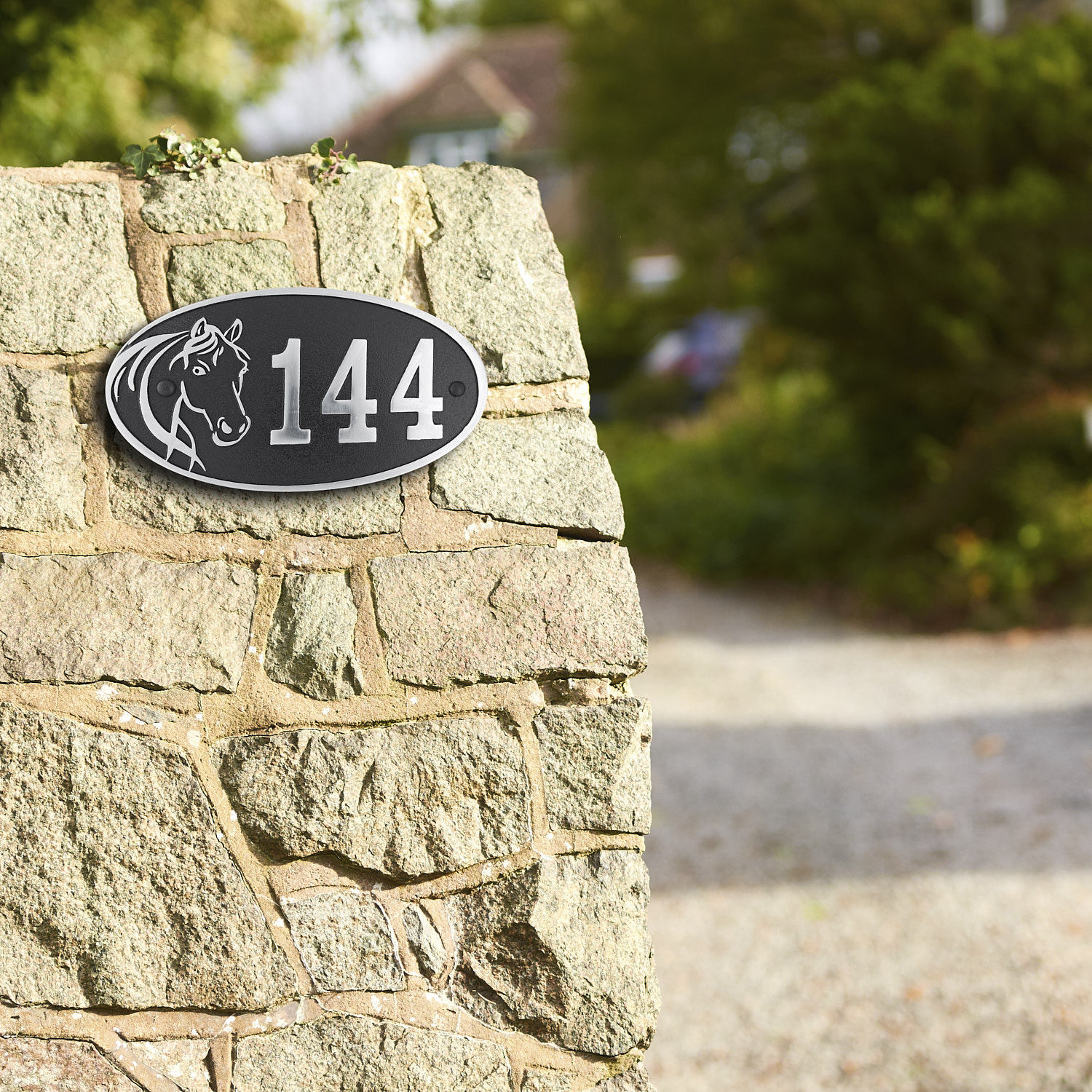 House Number Address Plaque for Horse Lovers. Cast Metal - Etsy UK