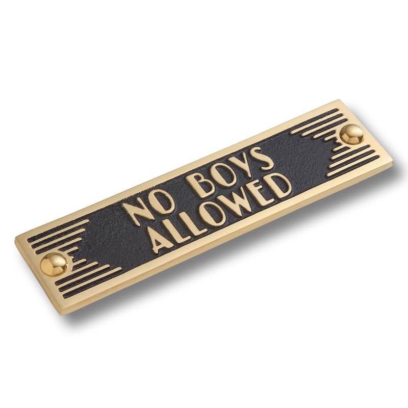 No Boys Allowed Sign - Etsy