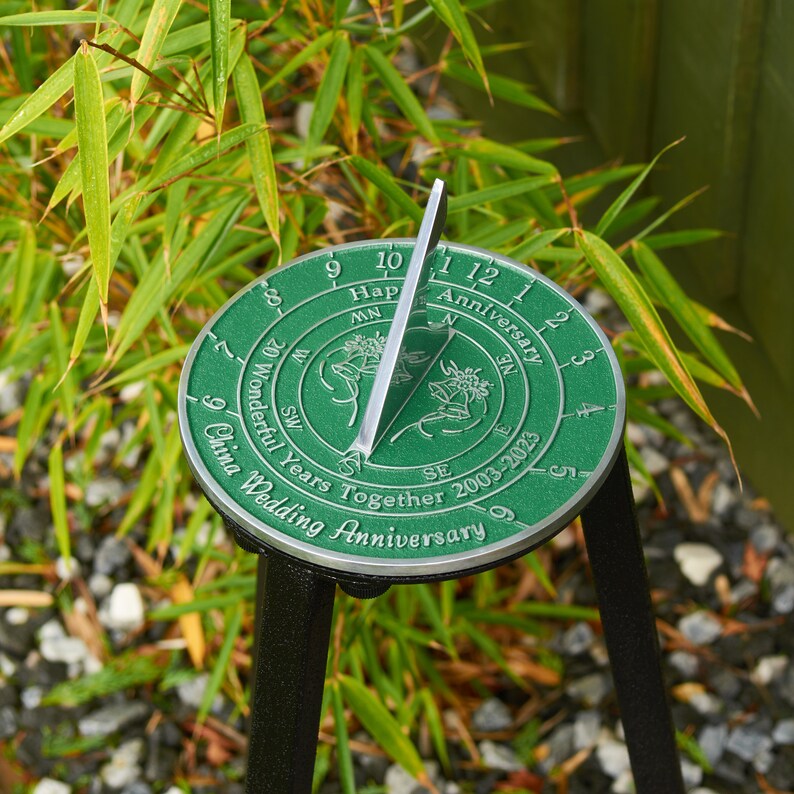 20th China Wedding Anniversary Sundial Gift 2003-2023. Great - Etsy