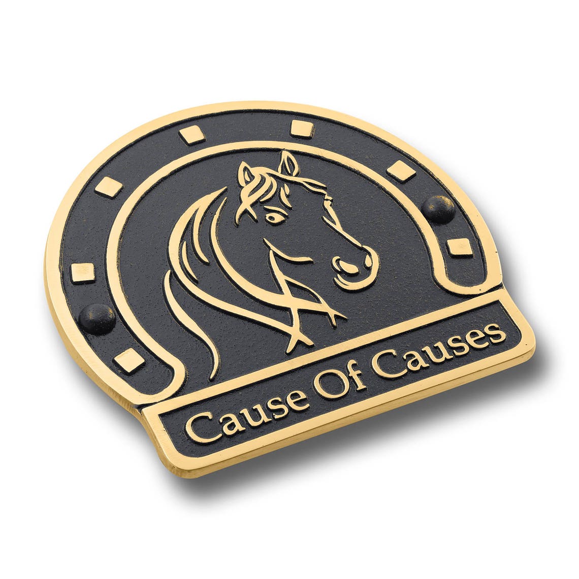 Personalised Brass Stable Plaque. Heavy Duty Cast Name Plate | Etsy