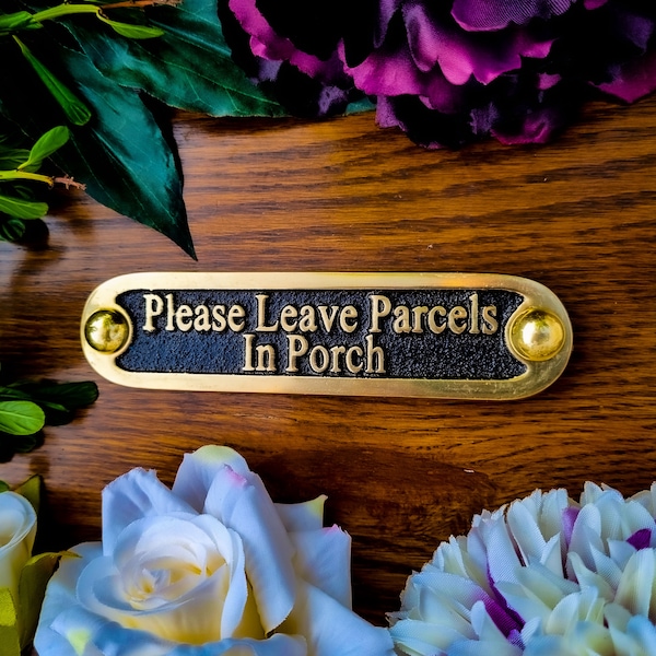 Please Leave Porch Sign - Etsy UK