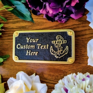 Nautical Themed Beach Decor Sign for Home Decor, Office Decor or Boat ...