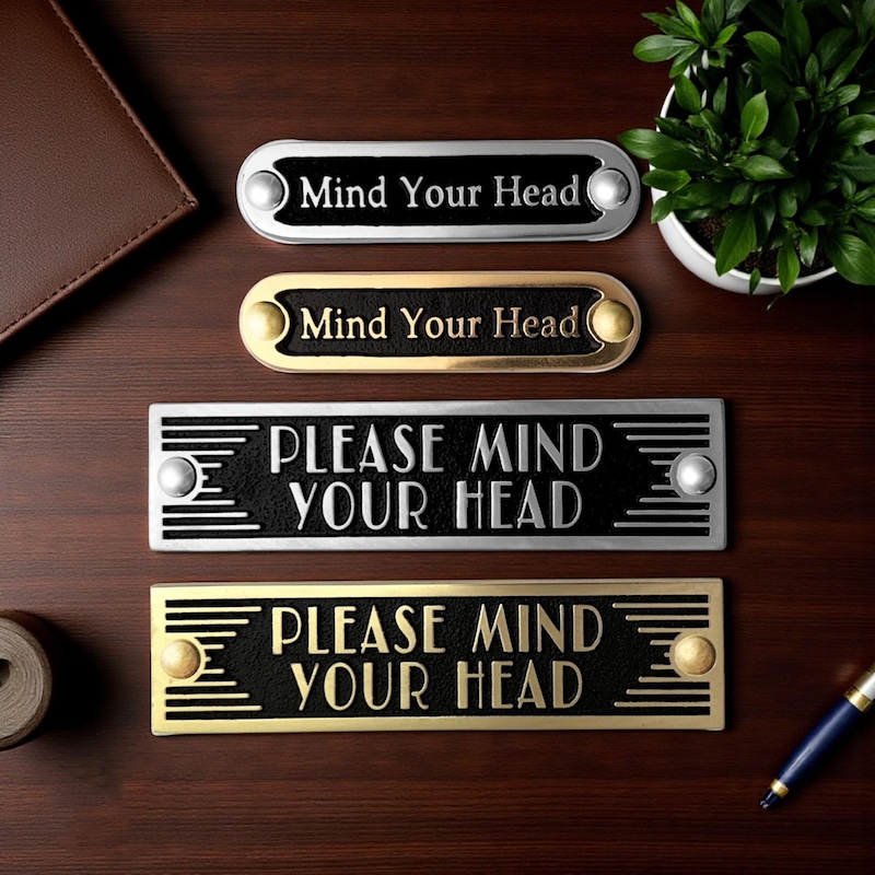 Mind Your Head Signs - Etsy UK