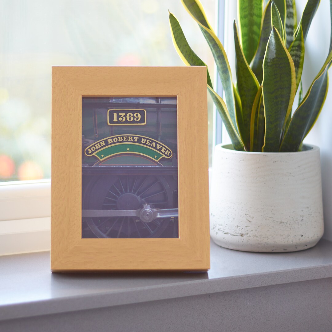 Railway Gift Plaque in Display Case. Ideal Gift for Any Train - Etsy