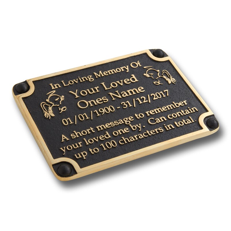 Brass Plaque - Etsy