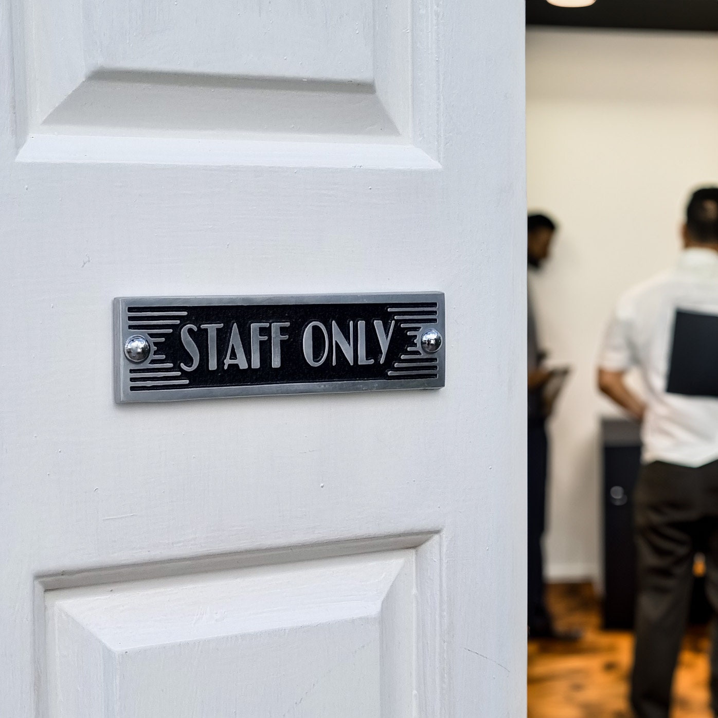 Staff Only Door