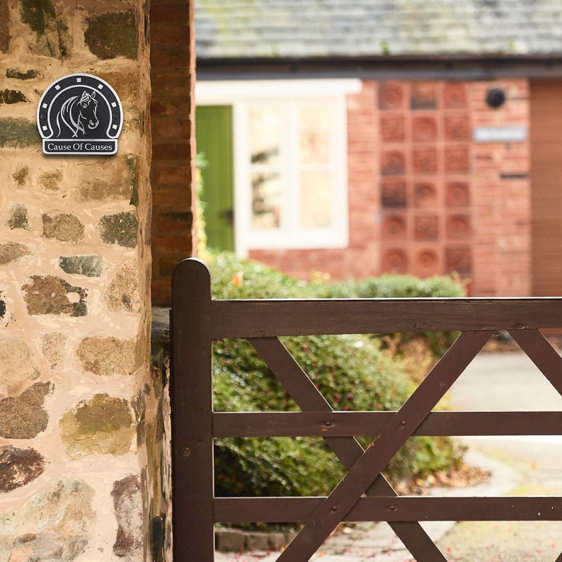 Personalised Brass Stable Plaque. Heavy Duty Cast Name Plate | Etsy