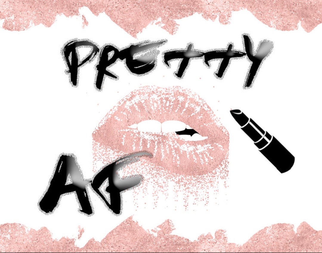 Lips Wall Art, Lips Poster, Lips With Lipstick, Lips Biting, Lips Print ...