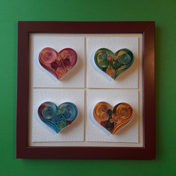 Quilled Heart - Etsy