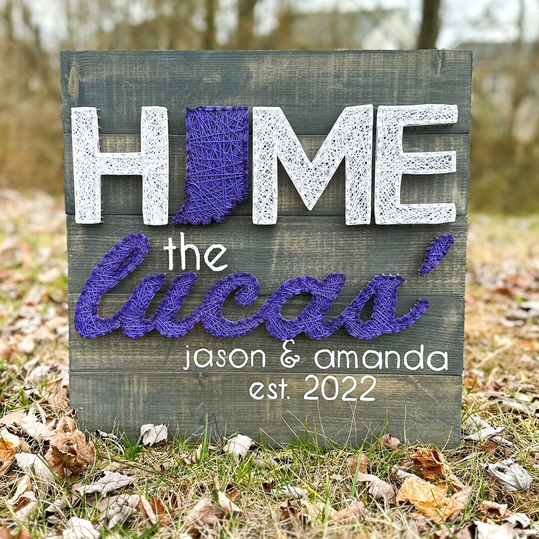 Home Family Established String Art, Home State Sign, Home State Decor ...
