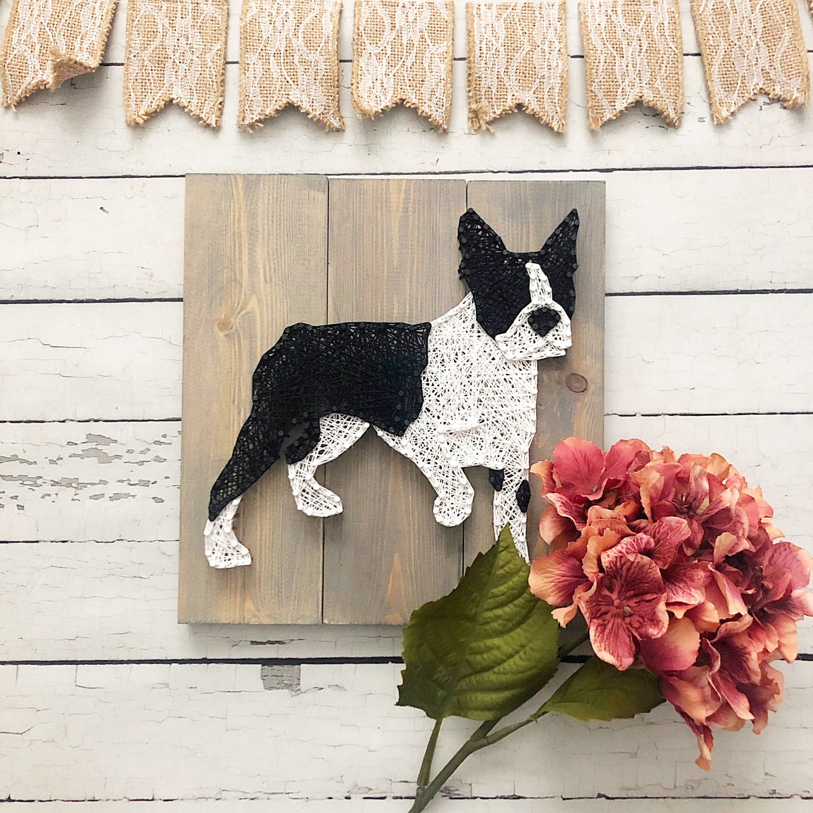 String Art Customizable String Art Custom Dog Portrait - Etsy