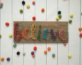 Word String Art | Etsy