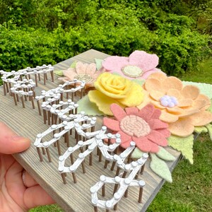 Be Happy String Art, 3D Art, Feel Good Quote, Felt Flower Art, Mental ...