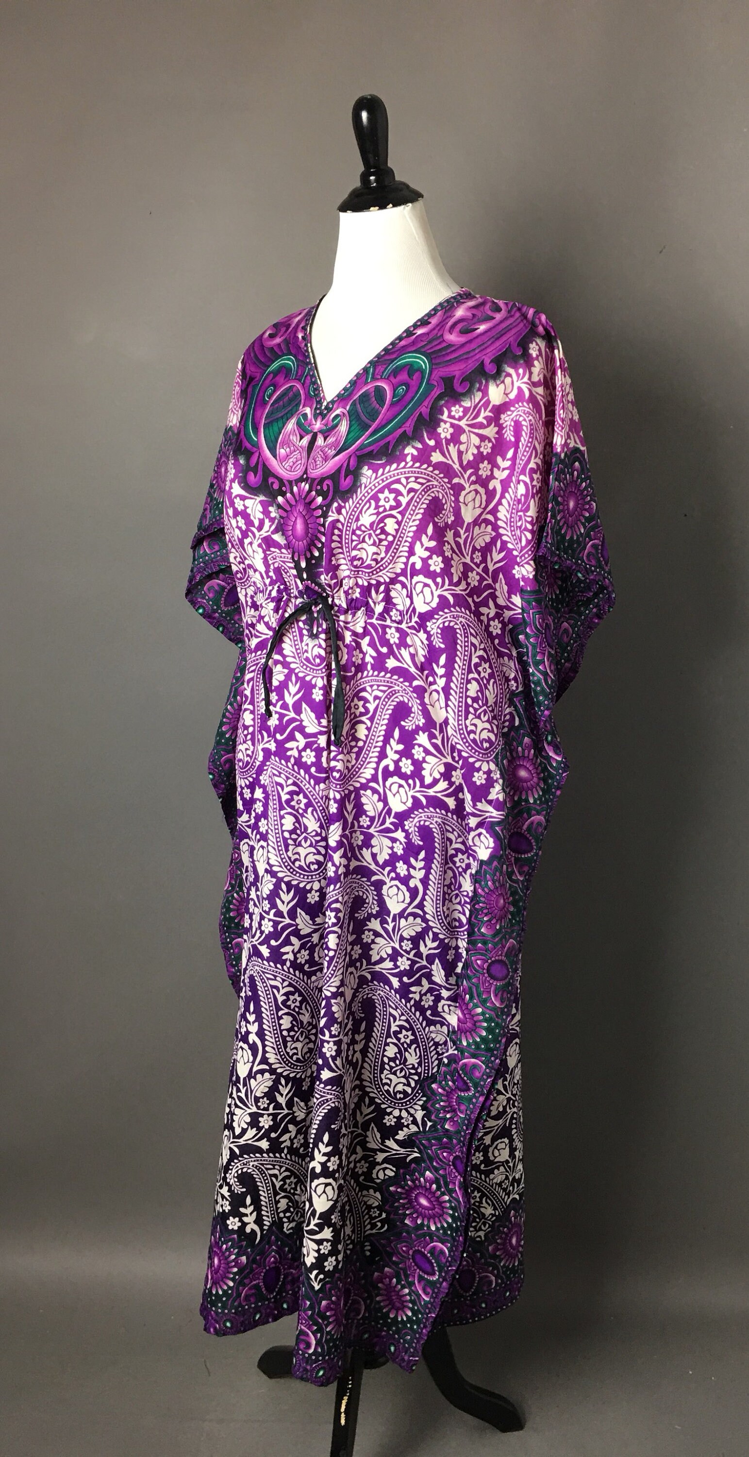 Vintage 90s Dress 1990s Dress Vintage Caftan Ombre Etsy