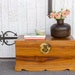 Campaign Style Asian Cedar Chest,asian Campaign Chest,antique Golden ...