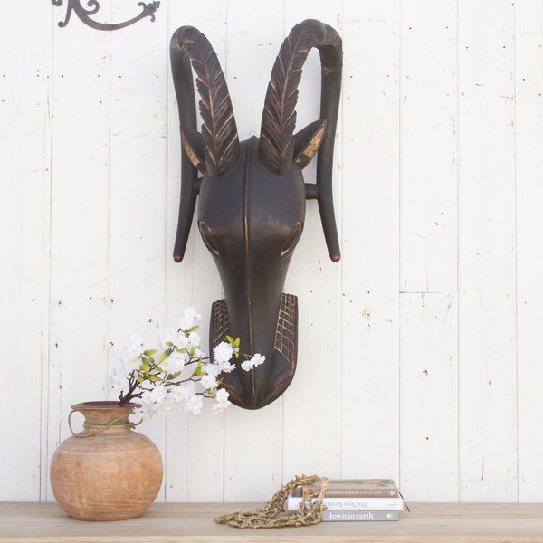 African Water Buffalo Mask - Etsy