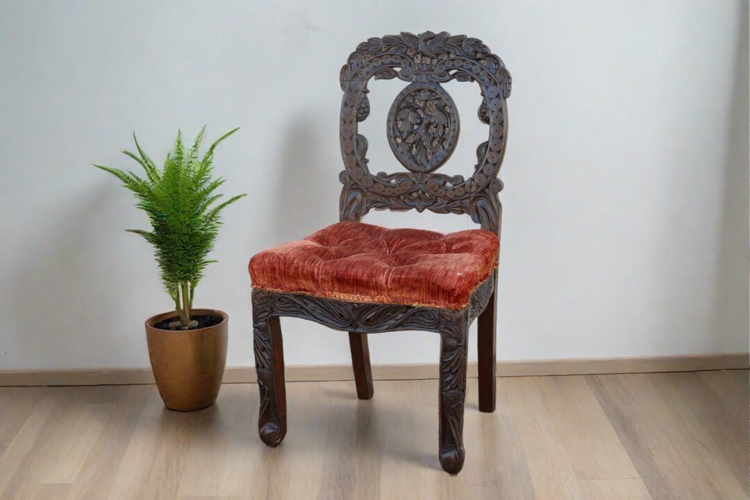 Rosewood Antique Anglo Indian Chair, Antique Rosewood Chair,anglo ...