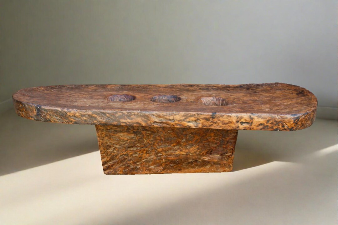 19th Century Tribal Naga Grinder Table, Primitive Wooden Table,tribal ...