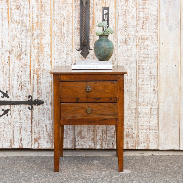 Rustic End Table - Etsy