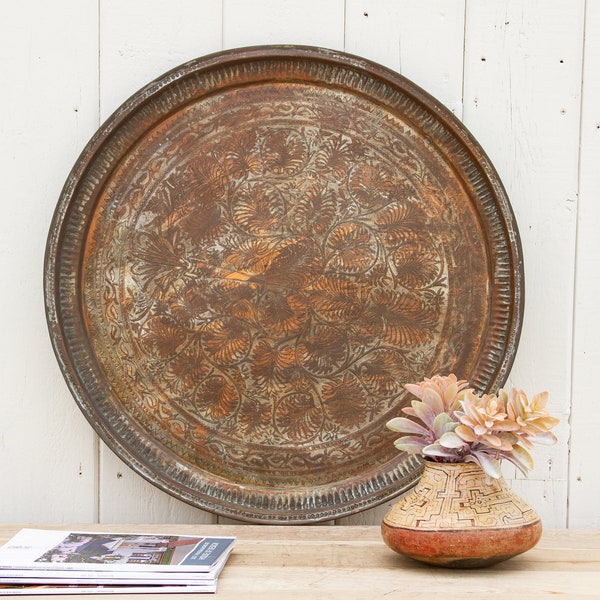 Large Copper Tray - Etsy