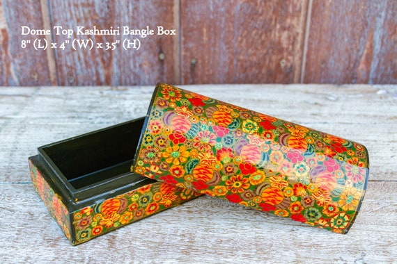 Hand Painted Kashmiri Box,hand painted box,Indian pai… - Gem