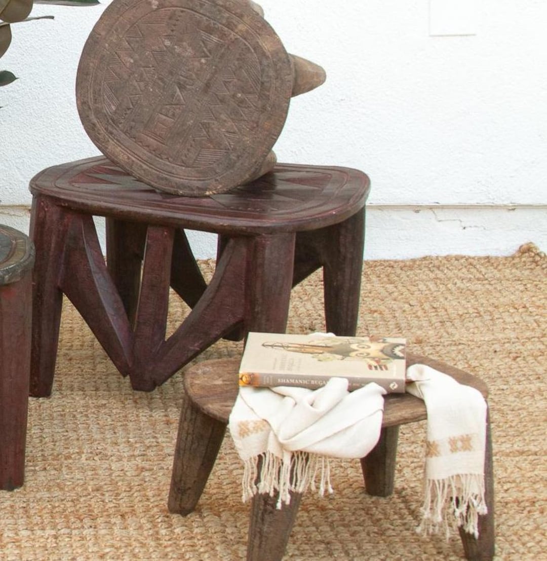 Rustic Wood Nupe Table, Farmhouse Style Nupe Coffee Table, Charming Old ...