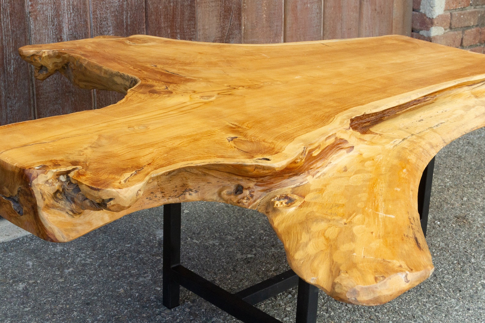 Live Edge Rustic Modern Coffee Tablenatural Wood Coffee | Etsy