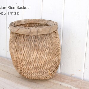 Antique Asian Vegetable Basket, Asian Woven Fruit Basket, Antique ...