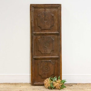 Antique Carved Spanish Wood Panel: 1700's Basque Floral Decor - Etsy